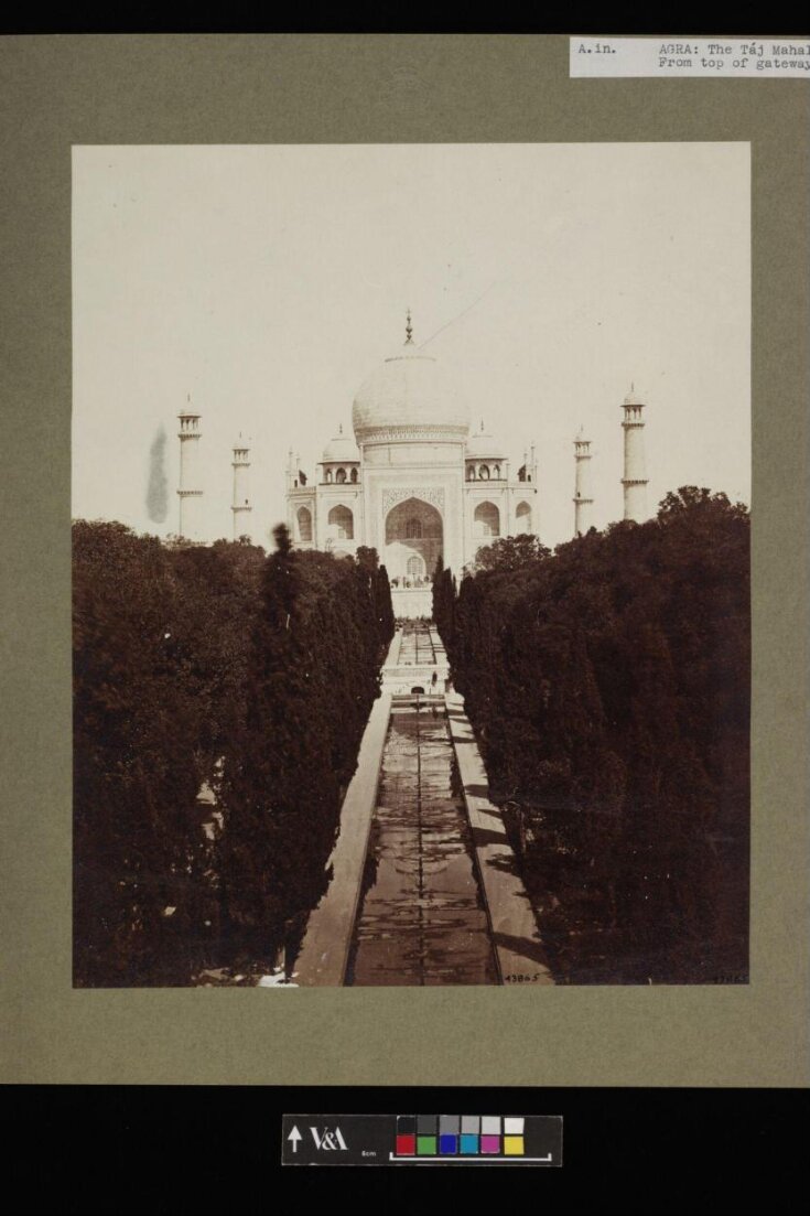 Agra, the Taj amhal from the top of the gateway. | Impey, Eugene ...