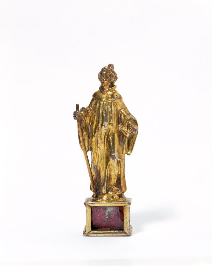 Reliquary with the figure of St Bernard | V&A Explore The Collections