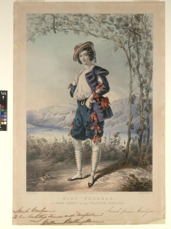 MISS WOOLGAR, / AS DUKE ALBERT IN THE PHANTOM DANCERS. Sarah Jane ...