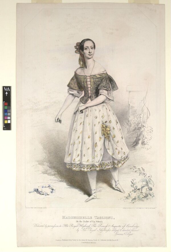 MADEMOISELLE TAGLIONI, / (In the Ballet of La Gitana) | Lane, Richard ...