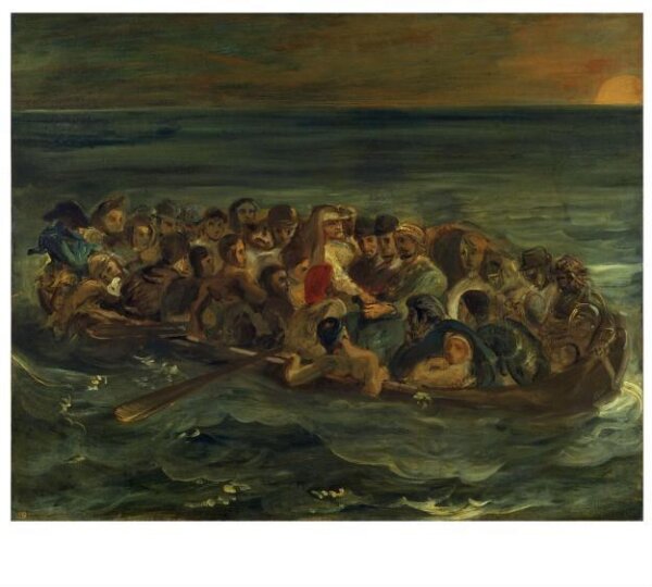 The Shipwreck of Don Juan: A Sketch | Delacroix, Eugene | V&A Explore ...