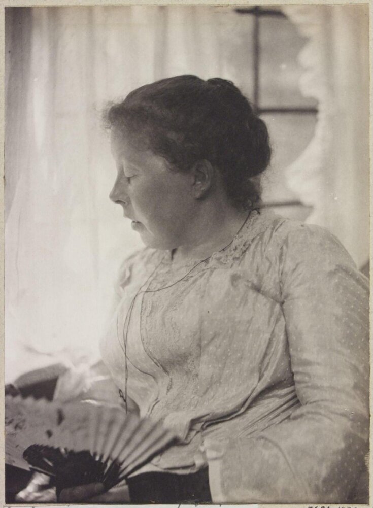 Portrait of Mrs Hinkson | Hollyer, Frederick | V&A Explore The Collections
