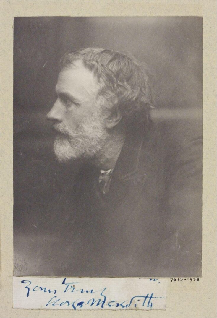 George Meredith | Hollyer, Frederick | V&A Explore The Collections