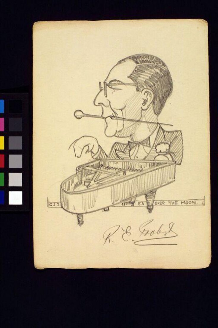 Robert Probst at the grand piano, for Over The Moonat the New Theatre ...