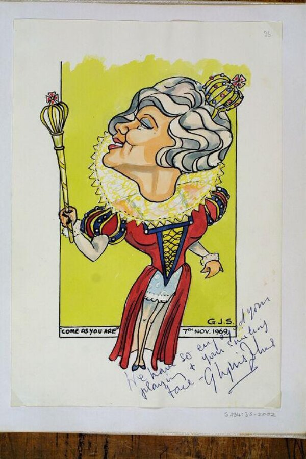 Glynis Johns as Queen Elizabeth I in Come As You Are four short plays ...