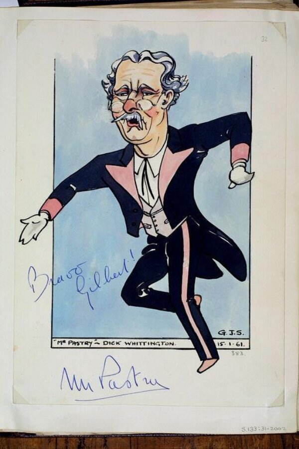Richard Hearne as 'Mr. Pastry' in Dick Whittington | Sommerlad, Gilbert ...