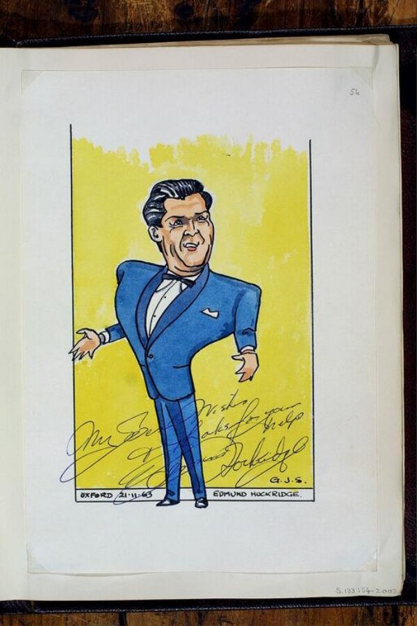 Edmund Hockridge, starring in a Variety programme with Winifred Atwell ...