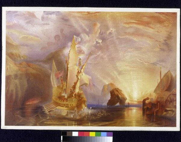 Ulysses deriding Polyphemus | Ogle, John Connel | Turner, Joseph ...