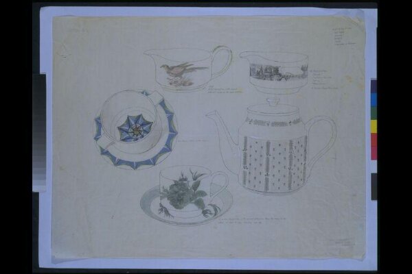 Collection of designs for wallpapers, interiors, trade marks etc ...