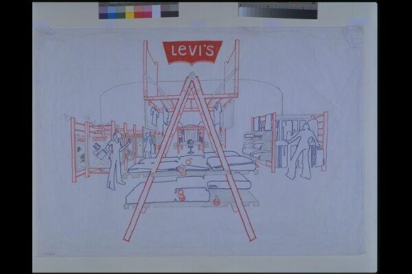 Instore display system for Levi Strauss | Bunt, Camilla | V&A Explore ...
