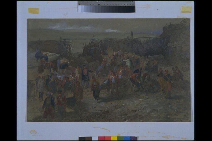 Interior of the Redan Battery after the Fall of Sebastopol, 1855 ...