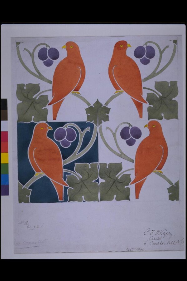 Vine and Bird | C. F. A. Voysey | V&A Explore The Collections