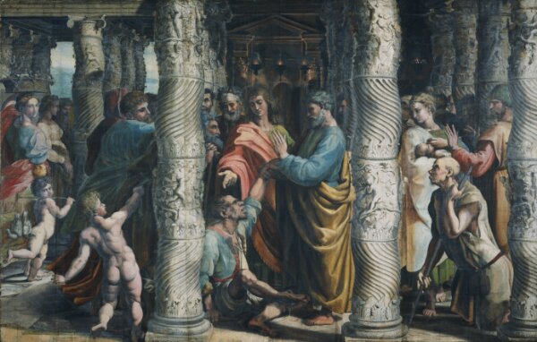 The Healing of the Lame Man (Acts 3: 1-8) | Raphael | V&A Explore The ...