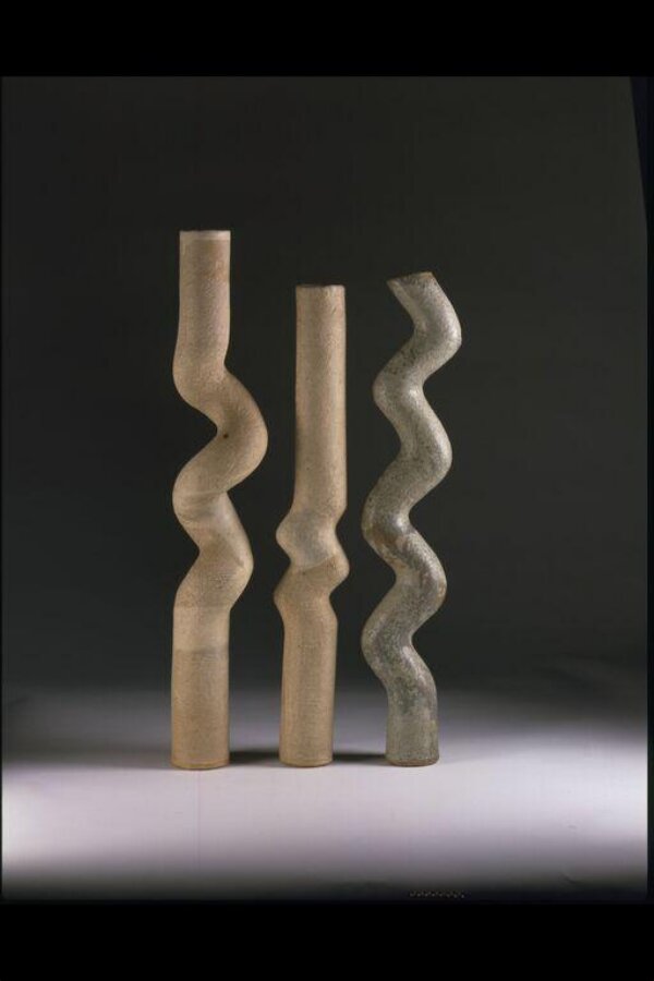 Three standing pipes | Lowndes, Gillian | V&A Explore The Collections