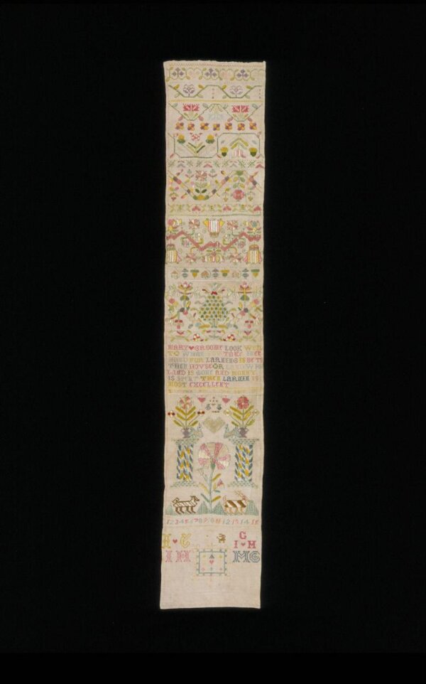 Sampler | Groome, Mary | V&A Explore The Collections