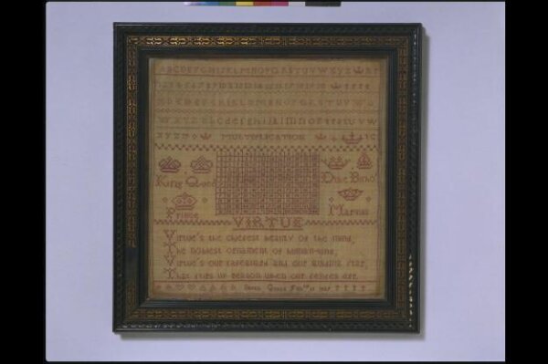 Sampler | Sarah Grace | V&A Explore The Collections