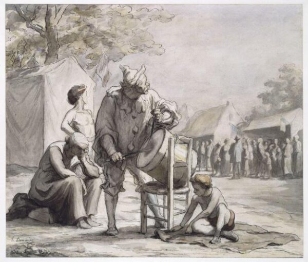 Les Saltimbanques | Daumier, Honoré | V&A Explore The Collections