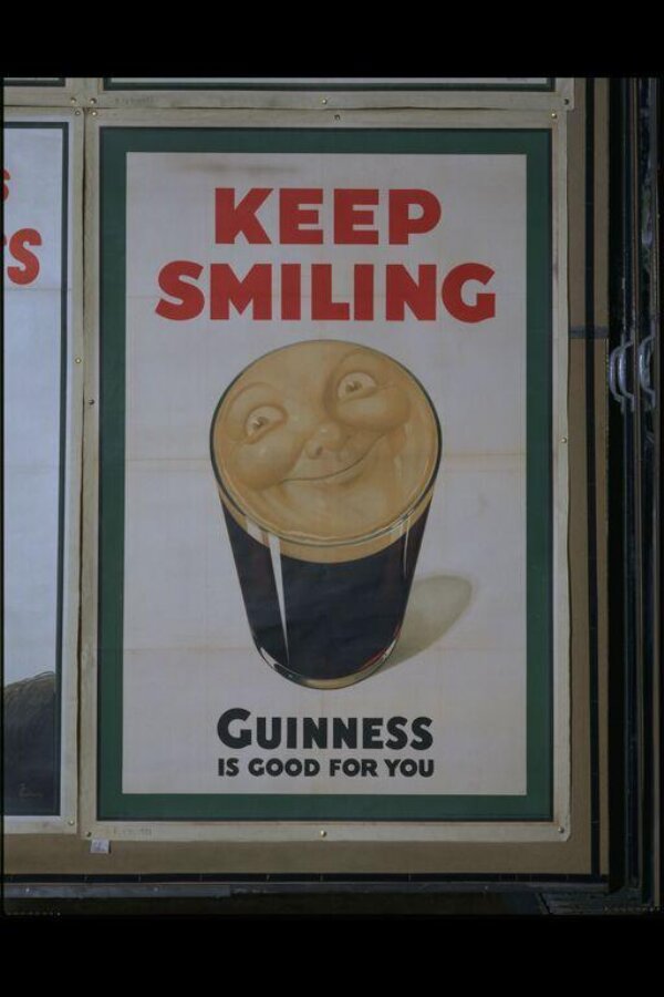 Keep Smiling. Guinness Is Good For You | Gilroy, John | V&A Explore The ...