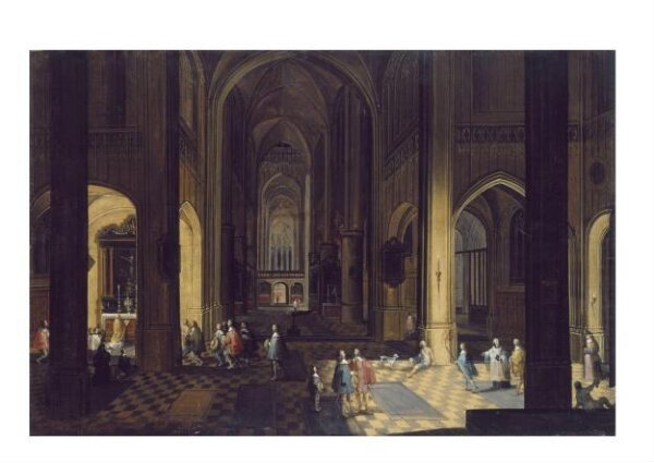 Interior of a Cathedral: Night Scene | Neefs, Pieter (the Younger) | V ...