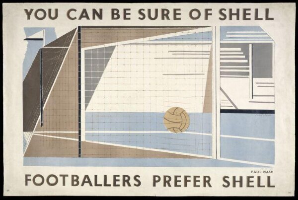 Footballers Prefer Shell | Nash, Paul | V&A Explore The Collections