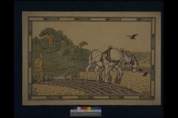 Work [Ploughing the field with horses] | Akerman, James | Sumner ...