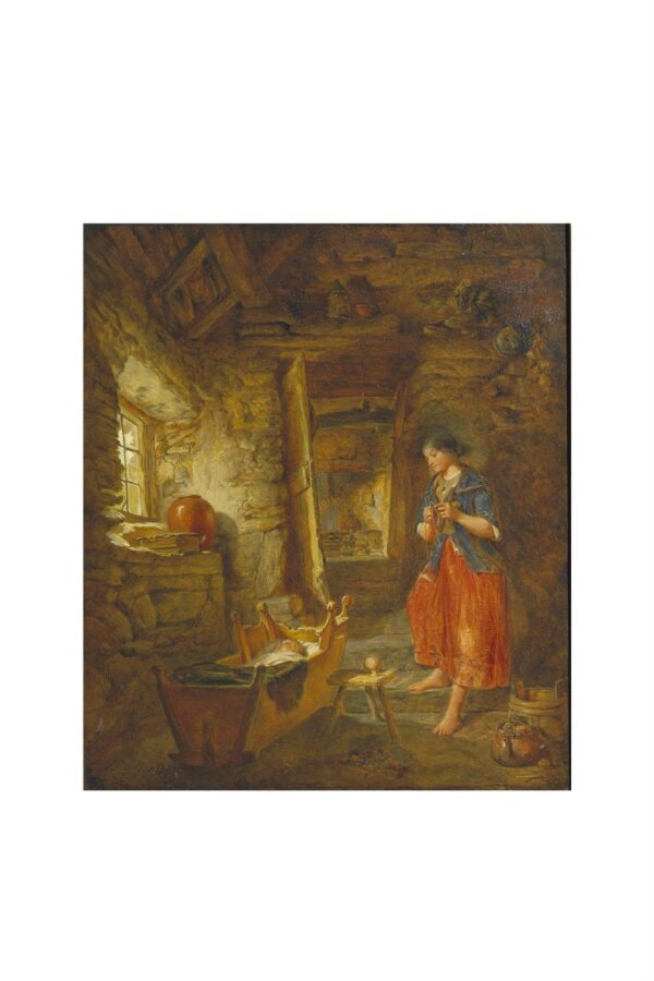 Minding Baby | Provis, Alfred | V&A Explore The Collections