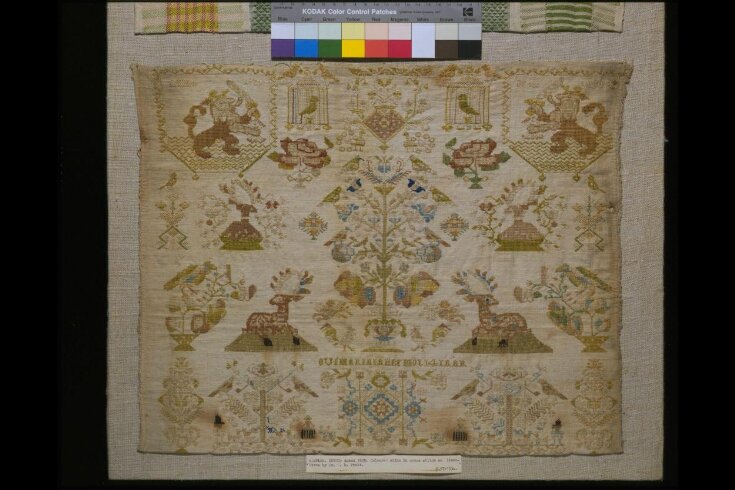 Embroidered Linen Sampler | Mol, Maria Janse | Unknown | V&A Explore ...