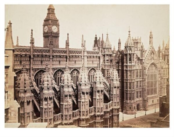 Westminster, Henry VII Chapel Exterior and Westminster Hall | Ayling ...