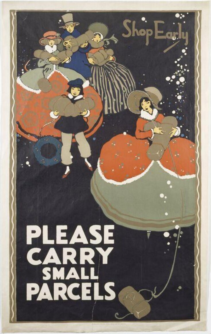 Shop early: please carry small parcels | Turner, Stanley F. | V&A ...