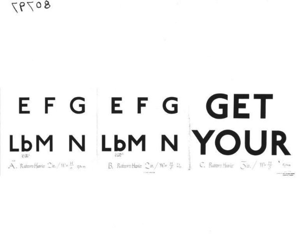 Design for lettering | Johnston, Edward | V&A Explore The Collections