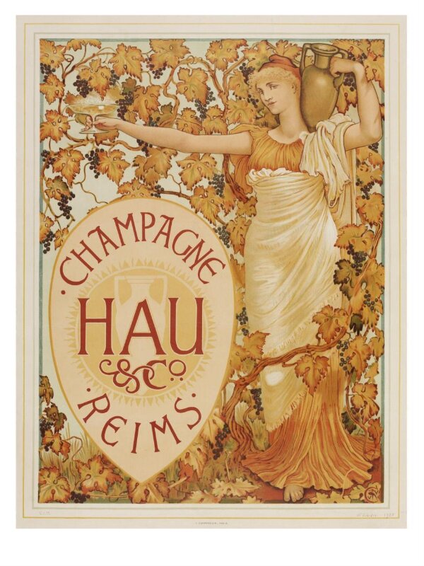 Champagne Hau & Co. Reims | Crane, Walter | V&A Explore The Collections