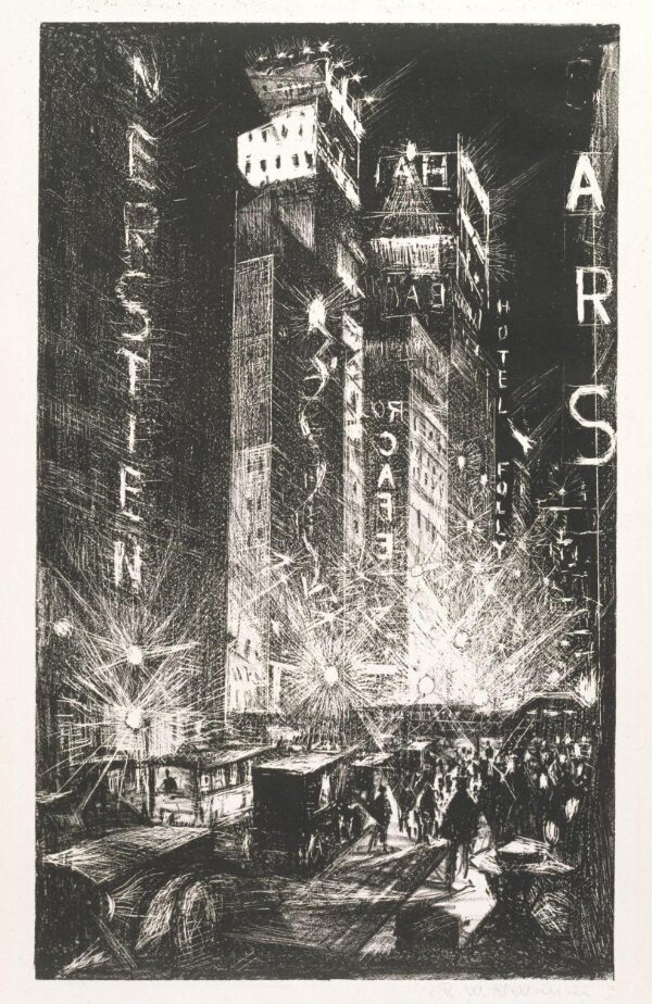 The Great White Way | Nevinson, Christopher Richard Wynne | V&A Explore ...