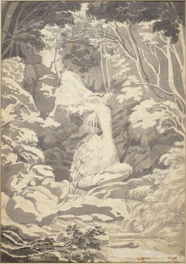 Waterfall | Maclise, Daniel RA | V&A Explore The Collections