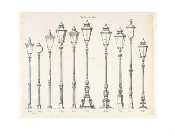 Pattern for lamp posts | Unknown | V&A Explore The Collections