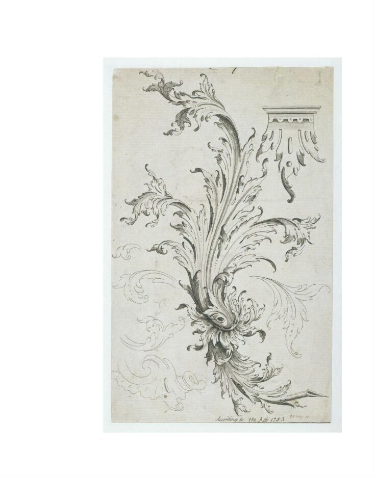 A raffle leaf | Copland, Henry | V&A Explore The Collections