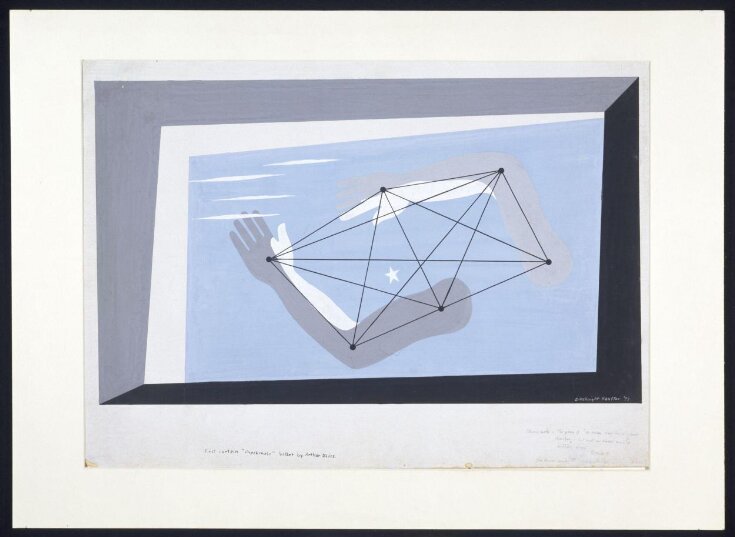 'Checkmate' back-cloth design | Kauffer, Edward McKnight | V&A Explore ...