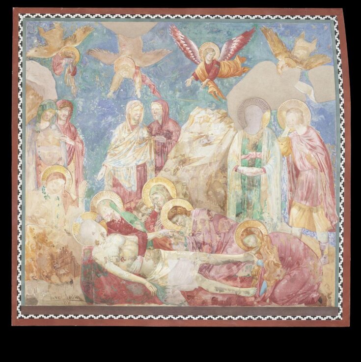 Copy after the painting The Pieta attributed to the Isaac Master in the ...