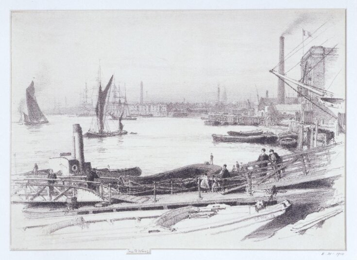 The Thames from Chelsea to the Nore | Way, Thomas Robert | V&A Explore ...