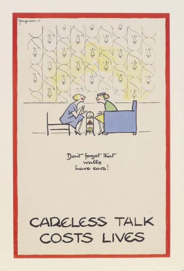 Careless Talk Costs Lives | Fougasse | V&A Explore The Collections