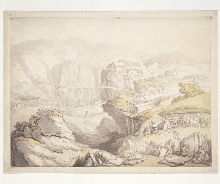 Delabole Slate Quarry, near Camelford, Cornwall | Rowlandson, Thomas ...