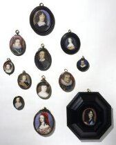 A Woman in Masque Costume, probably a daughter of Elizabeth of Bohemia ...