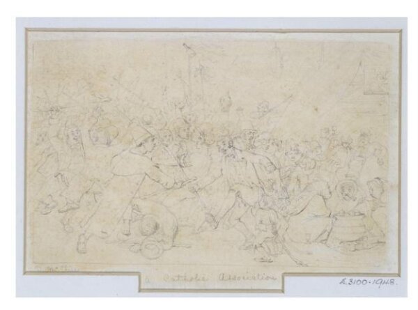A Catholic Association | Maclise, Daniel (RA) | V&A Explore The Collections
