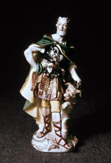 Julius Caesar and the Horned Beast as Rome | Kändler, Johann Joachim ...