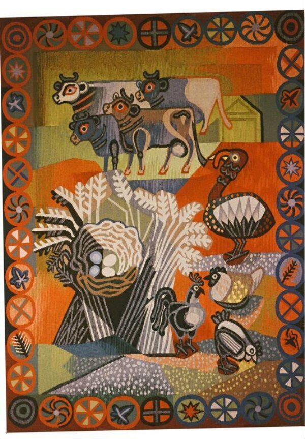 Farmyard | Bawden, Edward | V&A Explore The Collections