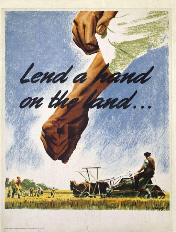 Lend a hand on the land ... | Nunney, John | V&A Explore The Collections