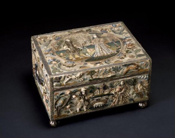 Embroidered Casket | Coombe, Elizabeth | V&A Explore The Collections