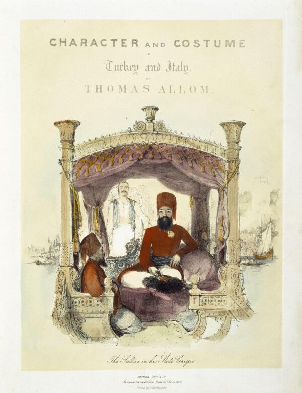 Character And Costume In Turkey and Italy | Hullmandel, Charles | Allom ...
