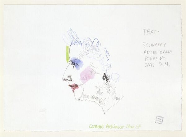 Cromalin proof for the Daily Consumernica | Conrad Atkinson | V&A ...