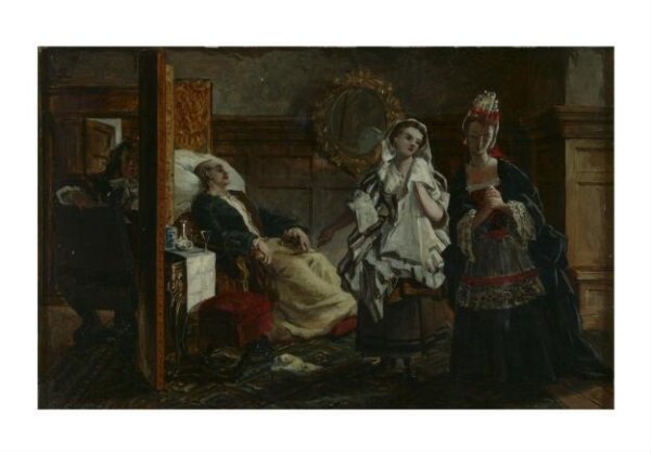 Scene from Molière's 'Le Malade Imaginaire' | Egley, William Maw | V&A ...