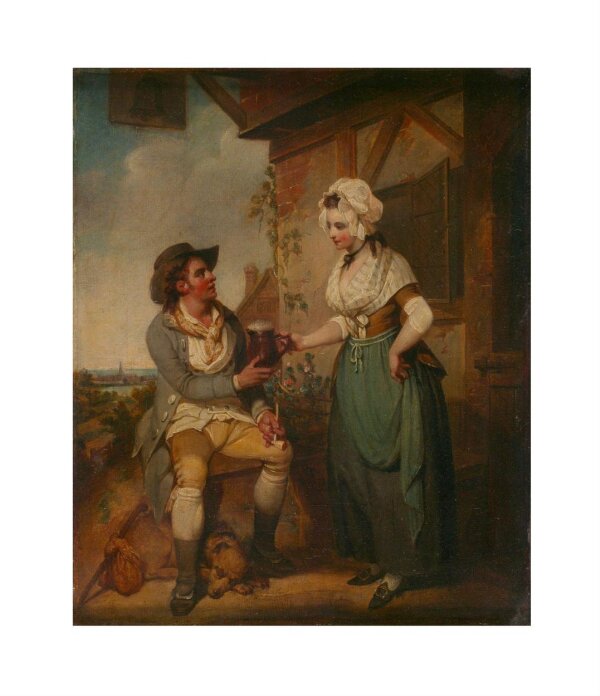 At the Inn Door | Singleton, Henry | V&A Explore The Collections